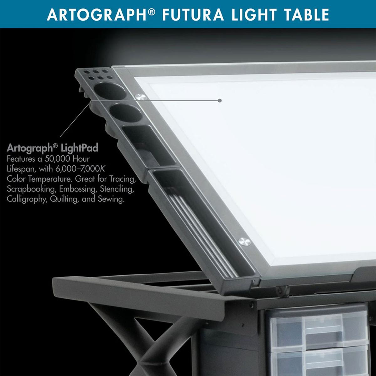 Artograph Futura Light Table | Discount Art N Craft Warehouse