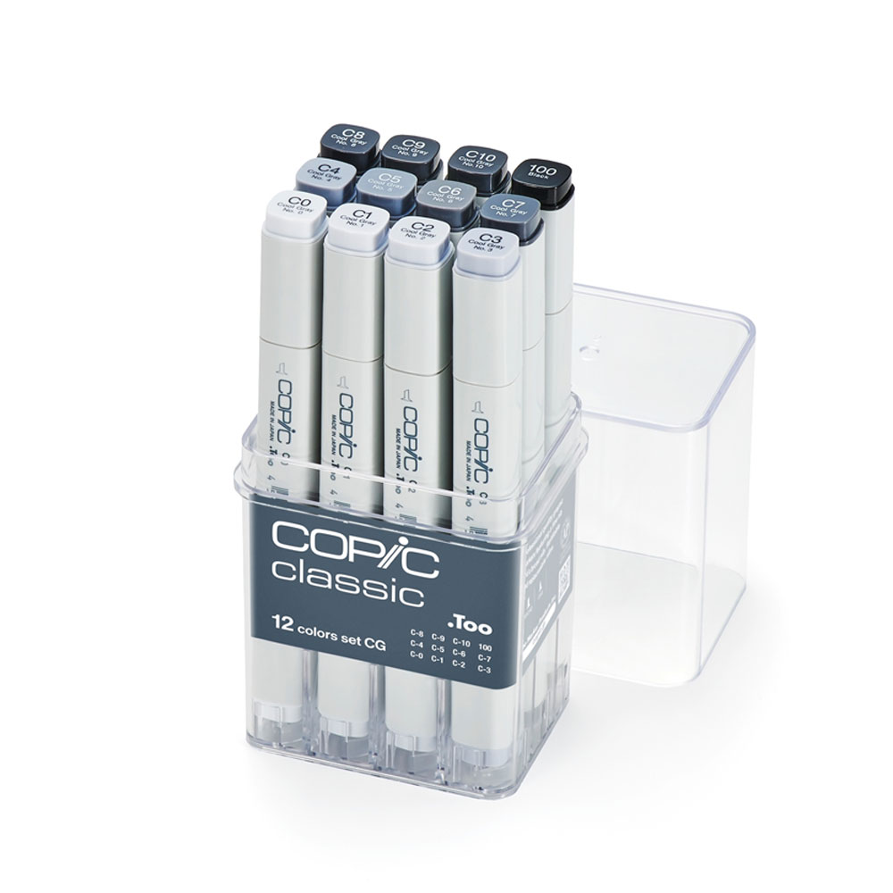 Copic Classic Marker Cool Grey Set 12