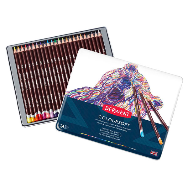 Derwent Coloursoft Pencil Tins