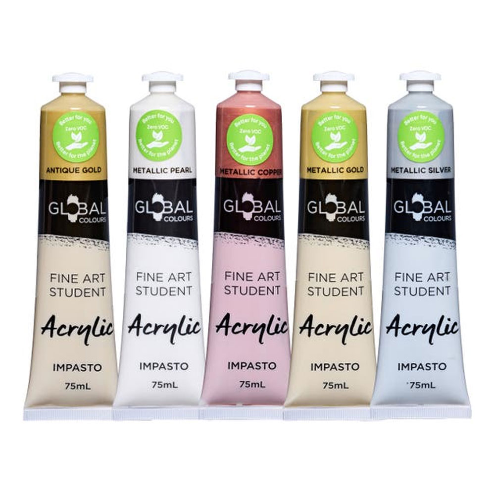 Global Colours Fine Art Acrylic Eco-Friendly Paint Sets