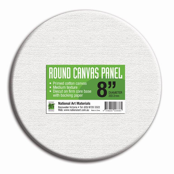 National Art Materials Round Canvas Panels