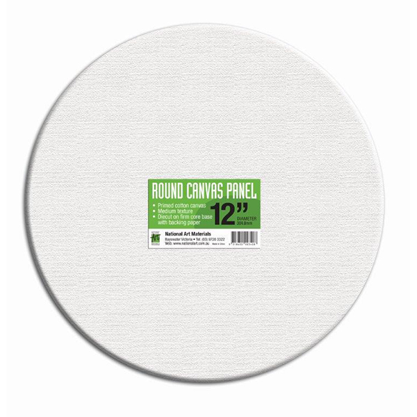 National Art Materials Round Canvas Panels