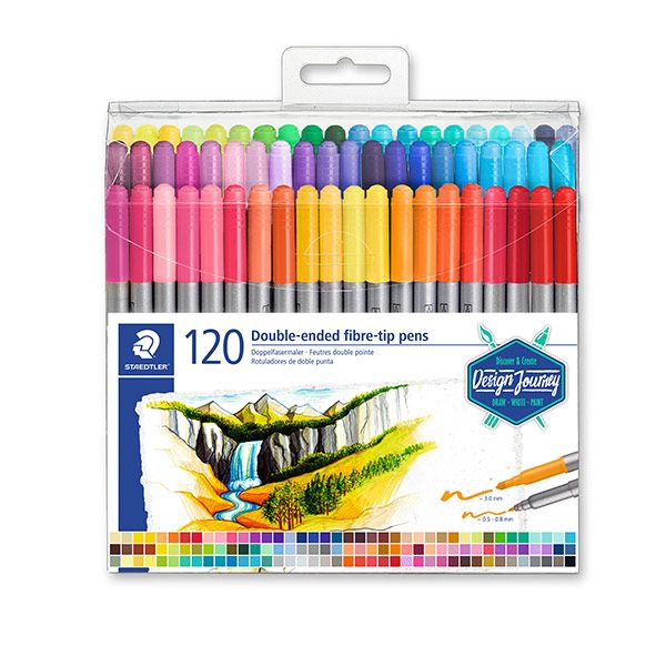 STAEDTLER Double Ended Fibre-Tip Pen Sets