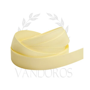 Vandoros Grosgrain Ribbon Antique White