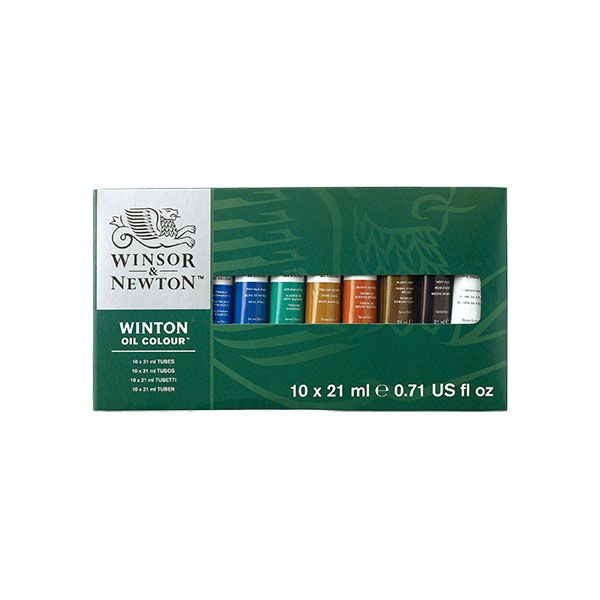 Winsor & Newton Winton Oil Colour 10x21ml Tube Set